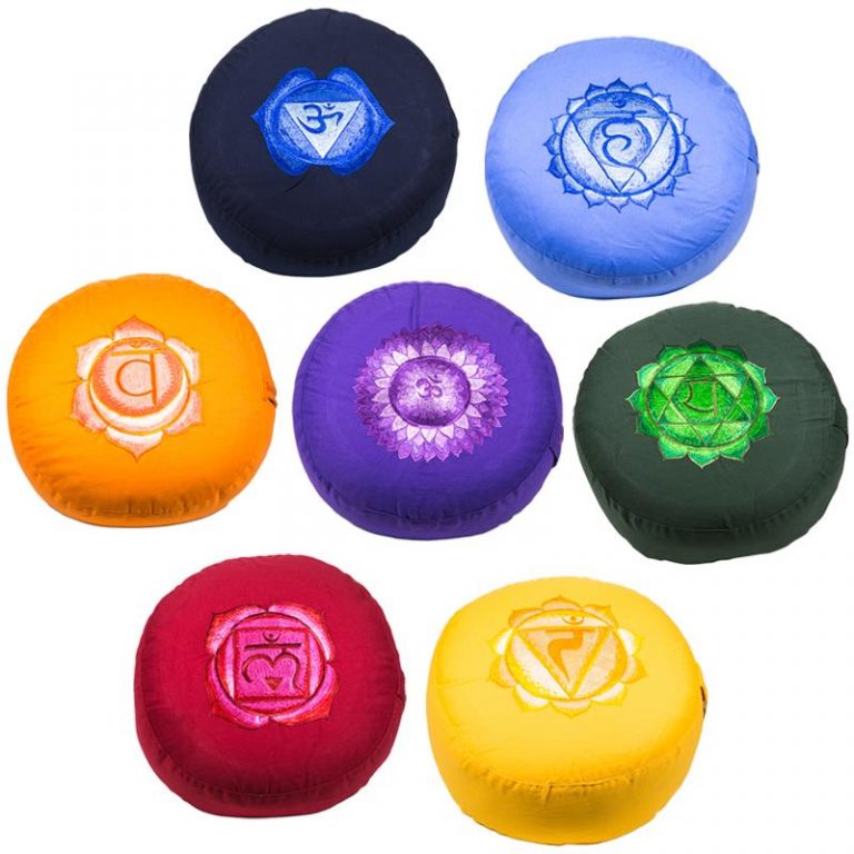 Meditatiekussen, groen, 4e chakra - Yantra